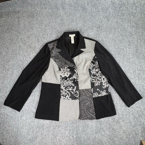Notations | Jackets & Coats | Vintage Y2k Notations Patchwork Blazer X ...